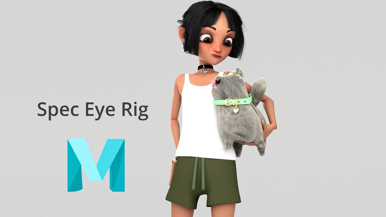 Maya eye spec rig - YouTube