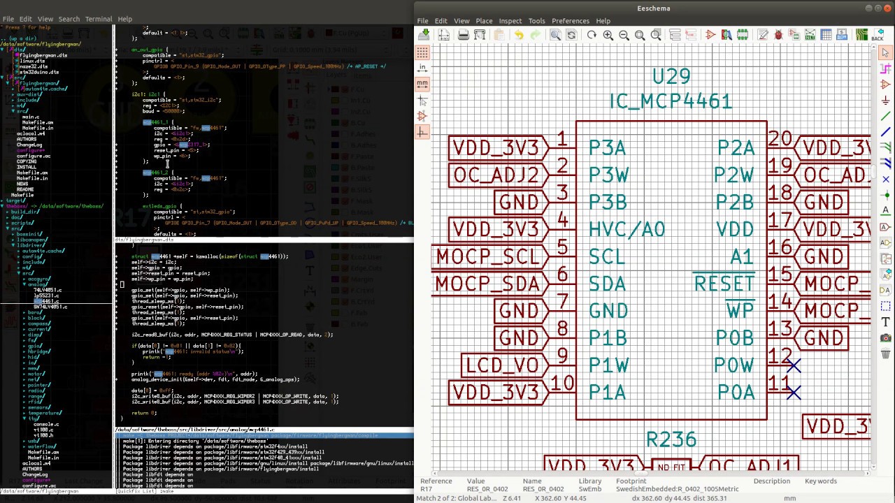 MCP4461 digital potentiometer not responding on I2C after board power ...