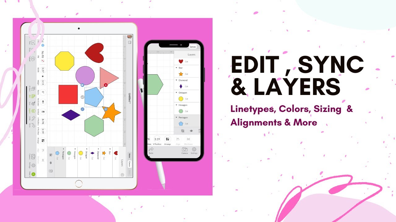 Edit,Sync & Layers In Design Space® Video 6 of 7 - YouTube