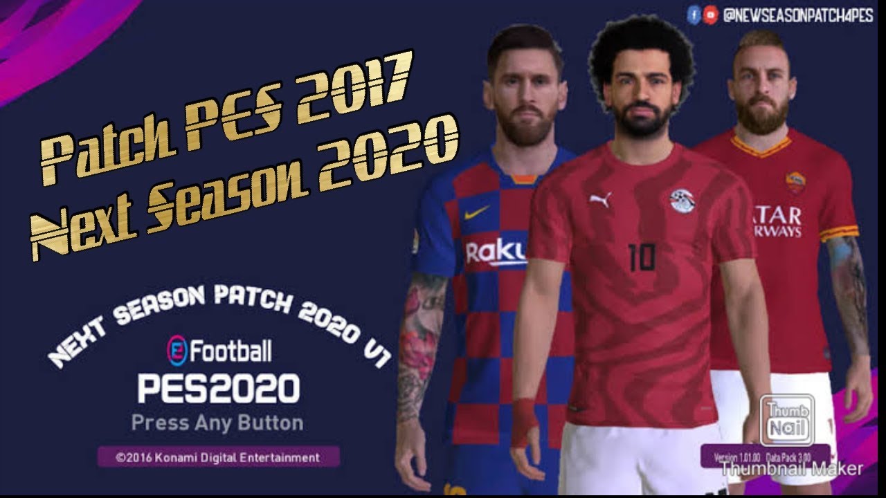 Install Patch PES 2017 Next Season 2019-2020 - YouTube