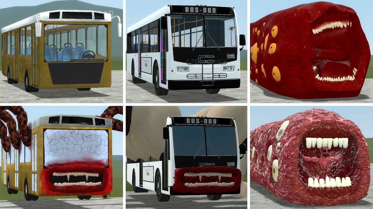 OLD AND NEW UPDATE BUS EATER, BUS EATER BUILDER, TRAIN EATER VS ALL ...