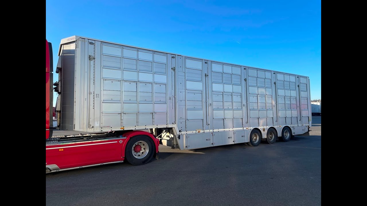 FC2248 - SEMI REMORQUE PEZZAIOLI - 3 ETAGES - 2 COMPARTIMENTS ...