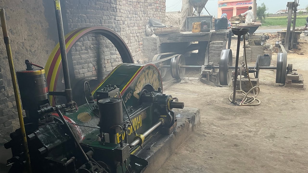 Most Amazing Working Desi Diesel Engine | Ruston Engine Service | Desi ...