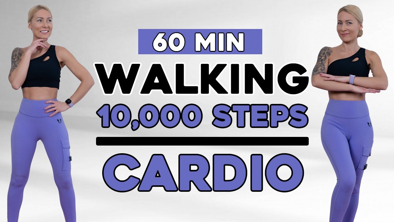 10000 STEPS WALKING WORKOUT | 10K Steps Challenge! 1 Hour Fat Burning ...