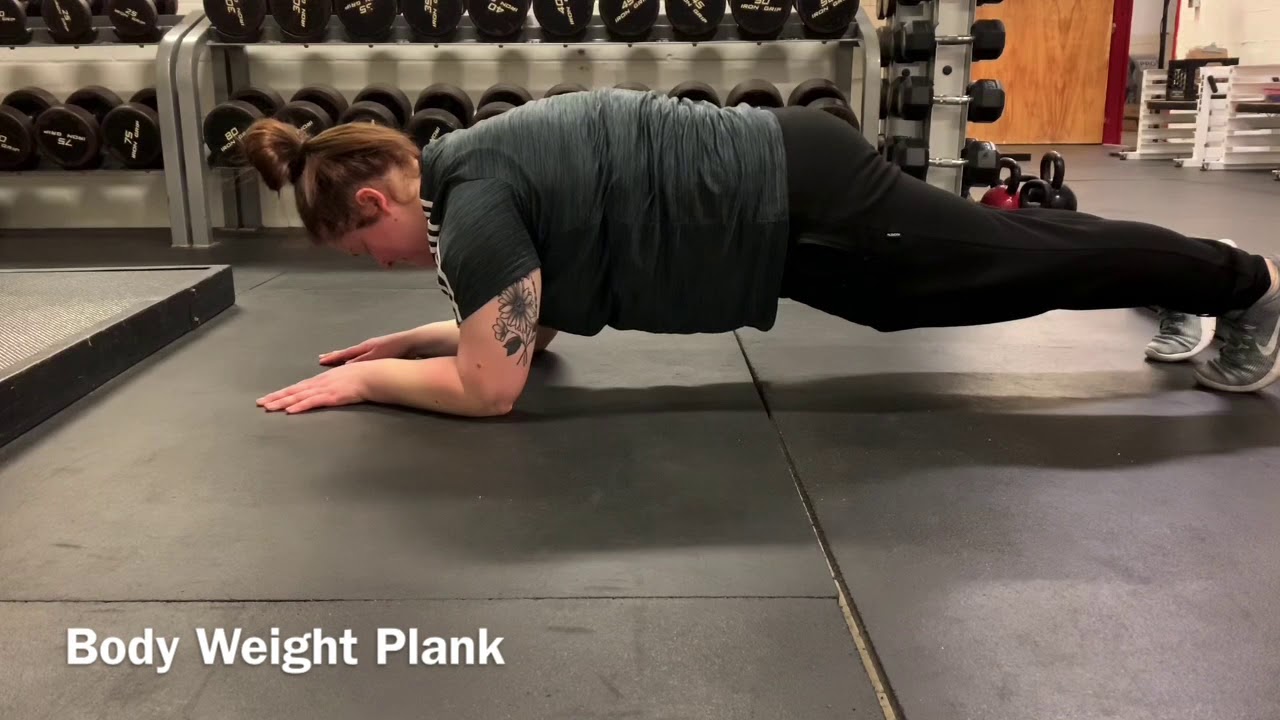 Body Weight Plank - YouTube