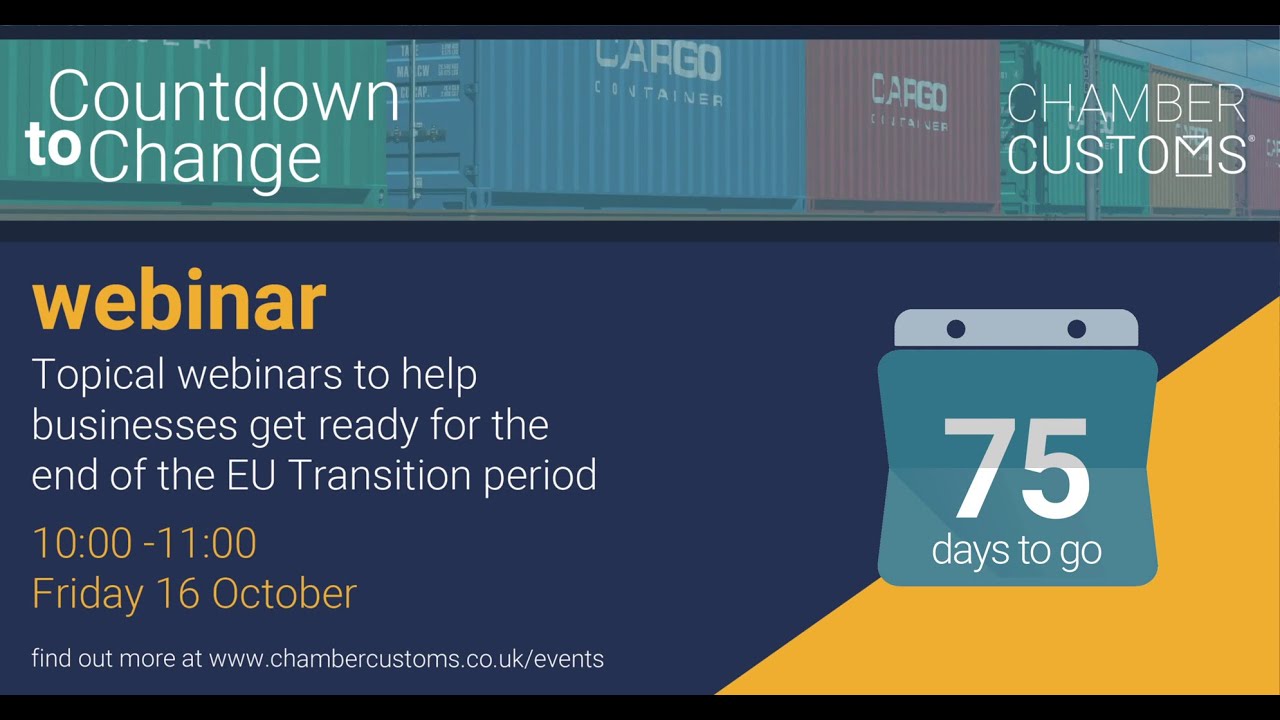 Countdown to Change - 75 days webinar - YouTube