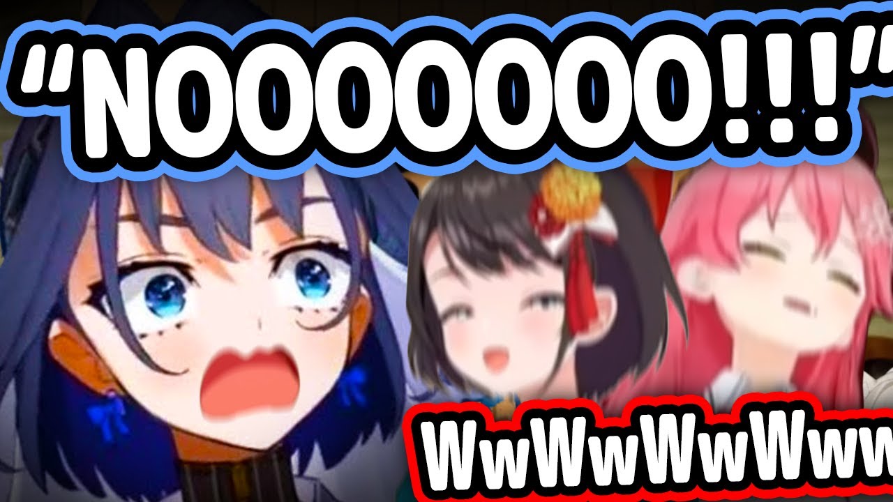 Subaru and Miko's Reaction To Kronii Freaking Out and Suffering While ...