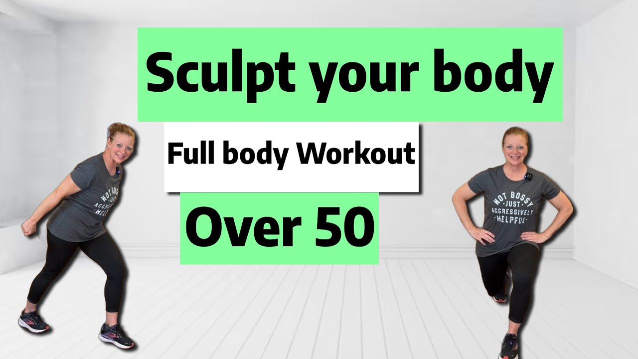 8 Exercises to Sculpt and Build Muscle for Women 50| Full Body Workout ...
