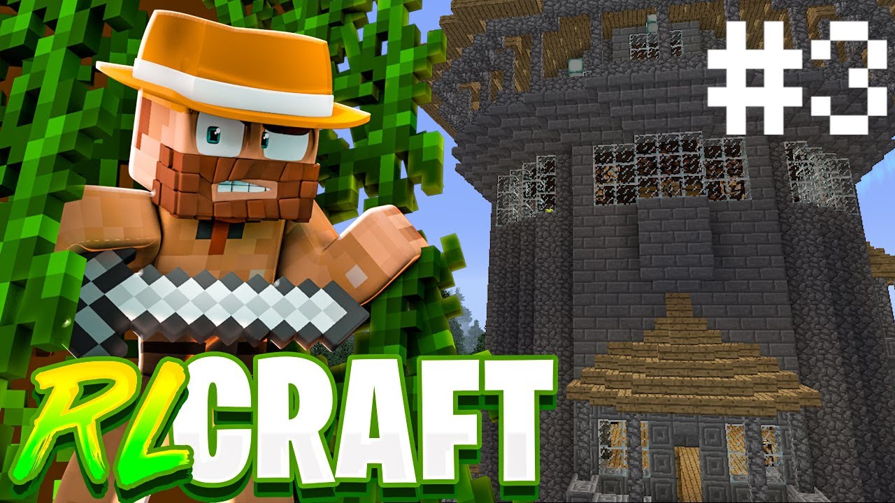 "I FOUND THIS EPIC BASE" | Minecraft RLCRAFT Episode 3 - YouTube