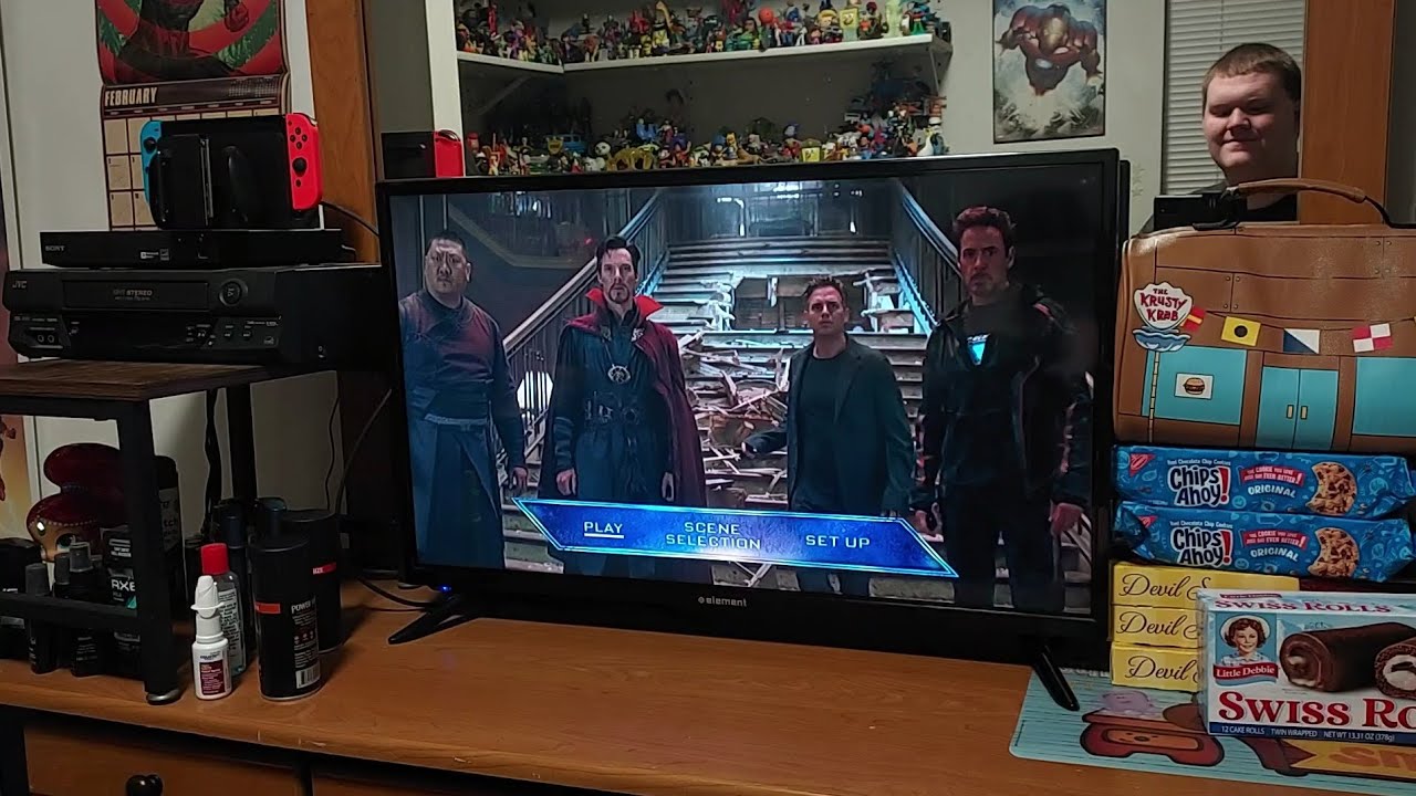 Menu Walkthrough Of Marvel Studios: Avengers Infinity War DVD From 2018 ...