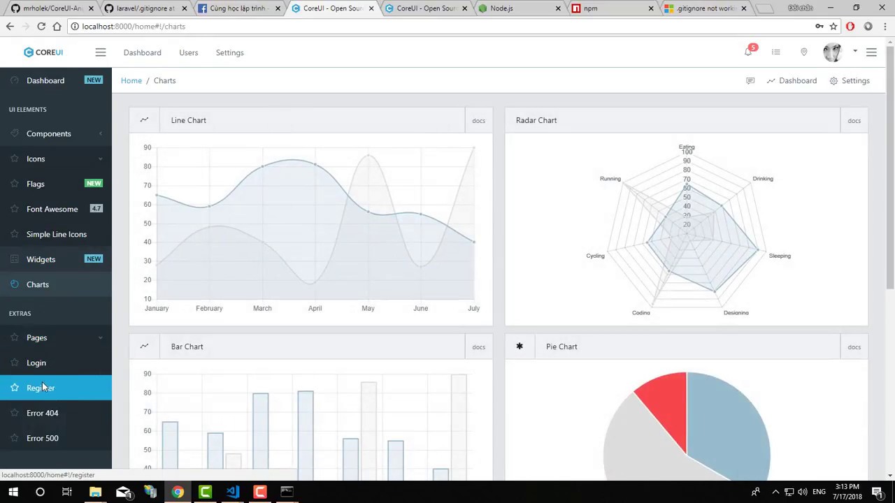 Lập trình web với PHP + MySQL - #9.2: Tải giao diện Admin - YouTube