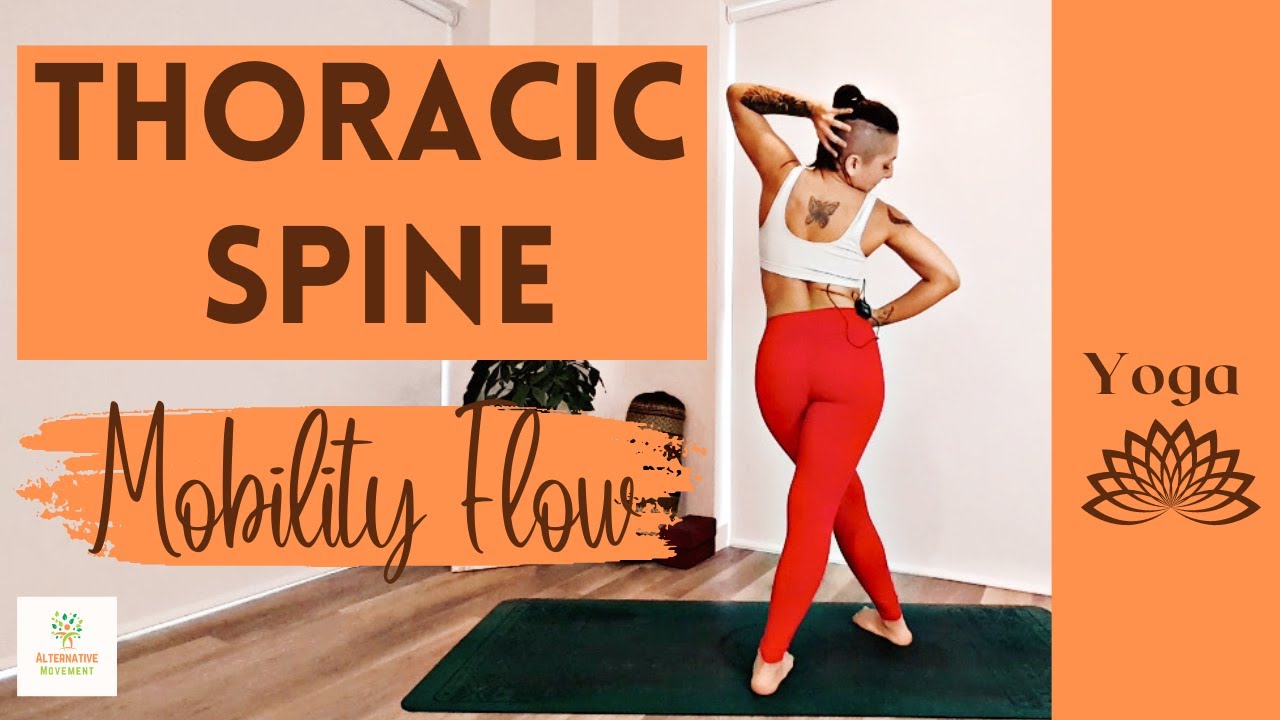 Thoracic Spine - MOBILITY Flow | Yoga for Back - YouTube