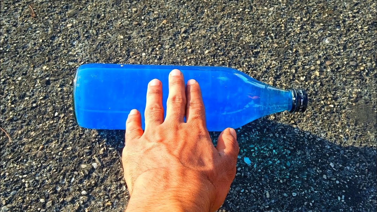 Breaking Glass Bottles 🥶🔥 & Crushing Crunchy & Shoft Things! - YouTube