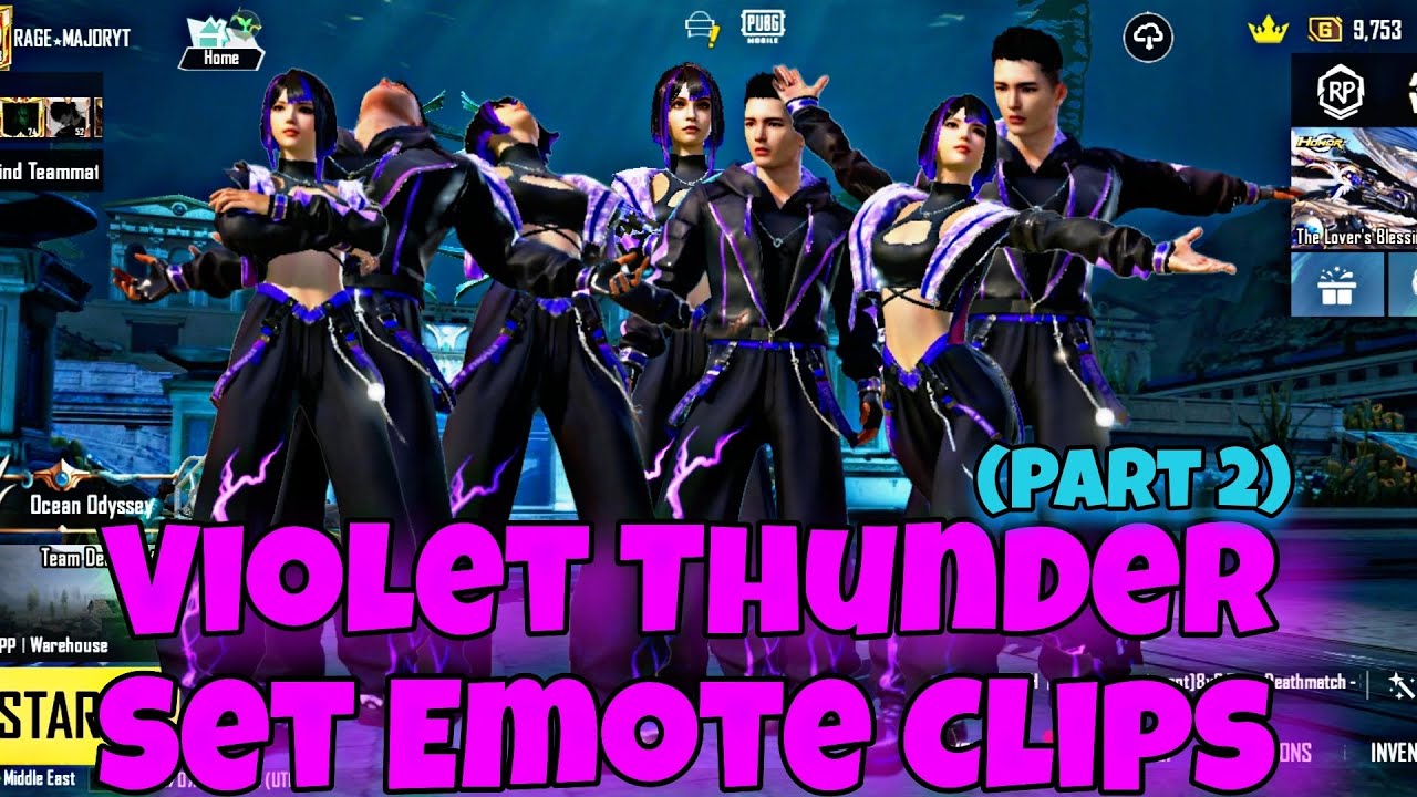 Violet Thunder Set Emotes Free to use Part 2 - Get Free Violet thunder ...