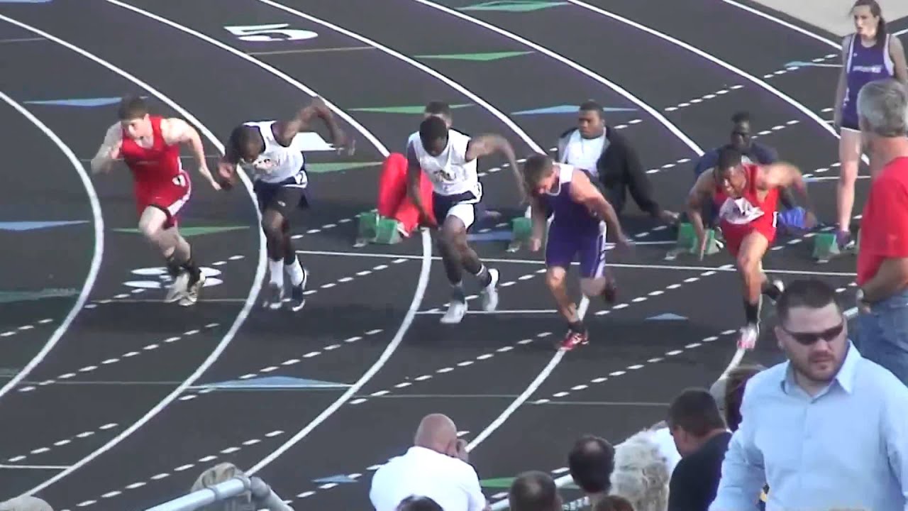 100m 10 37 high school track and field Michael Arevalo - YouTube