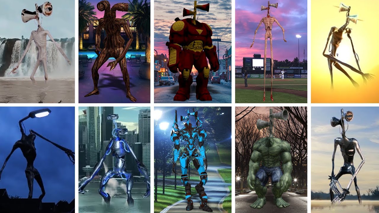 All Siren Head CREATURES Caught On CAMERA..! #8 - YouTube