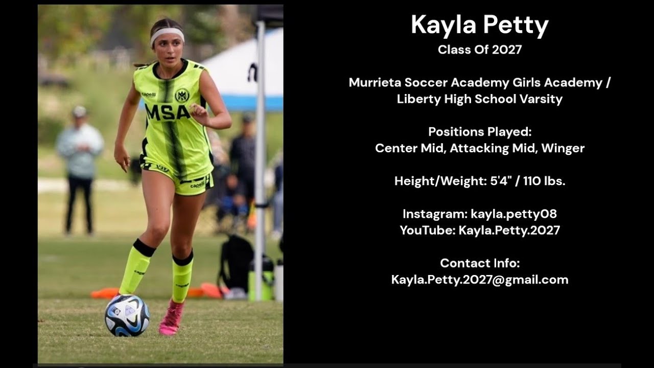 Kayla Petty Highlight Reel 1st half of 2023/2024 Season - YouTube