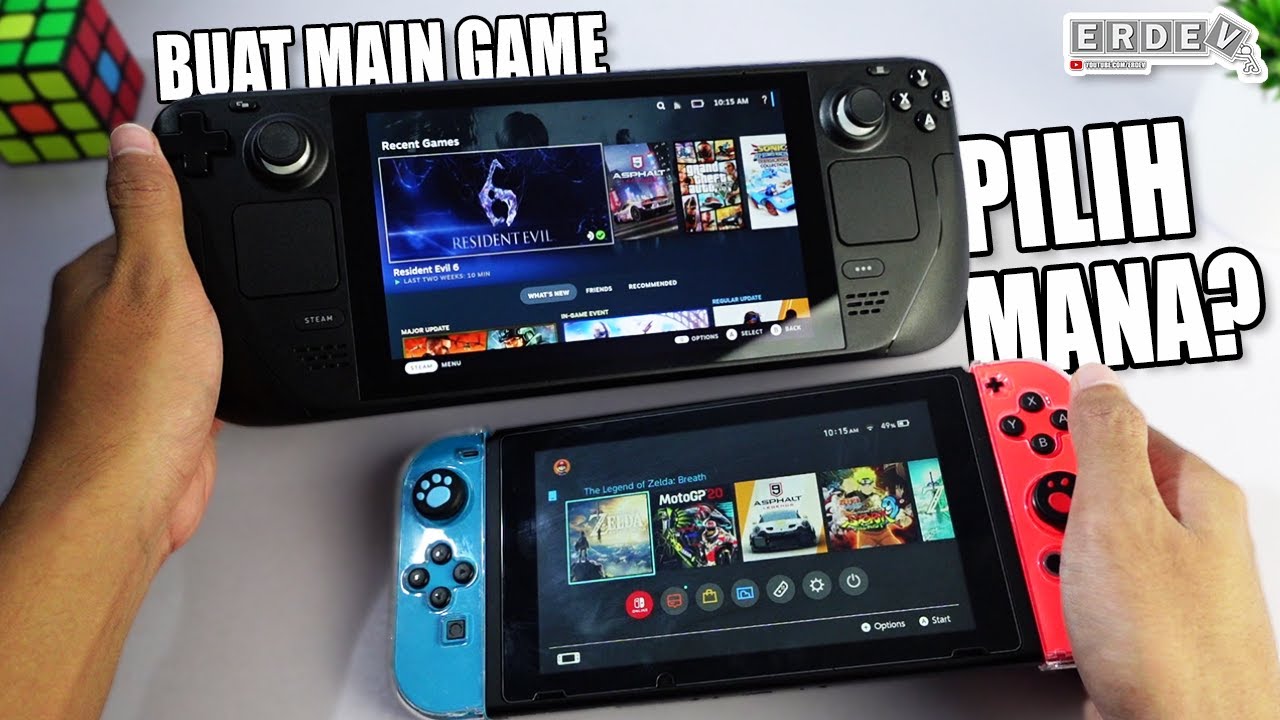 PERBEDAAN NINTENDO SWITCH DENGAN STEAM DECK! - Gamenya, Fiturnya & Pengalaman Bermain - YouTube