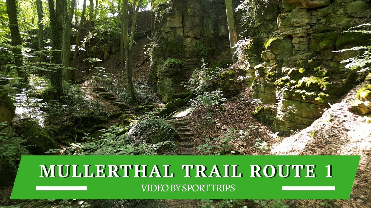 Mullerthal Trail route 1 Echternach: wandelen in Luxembourg - YouTube