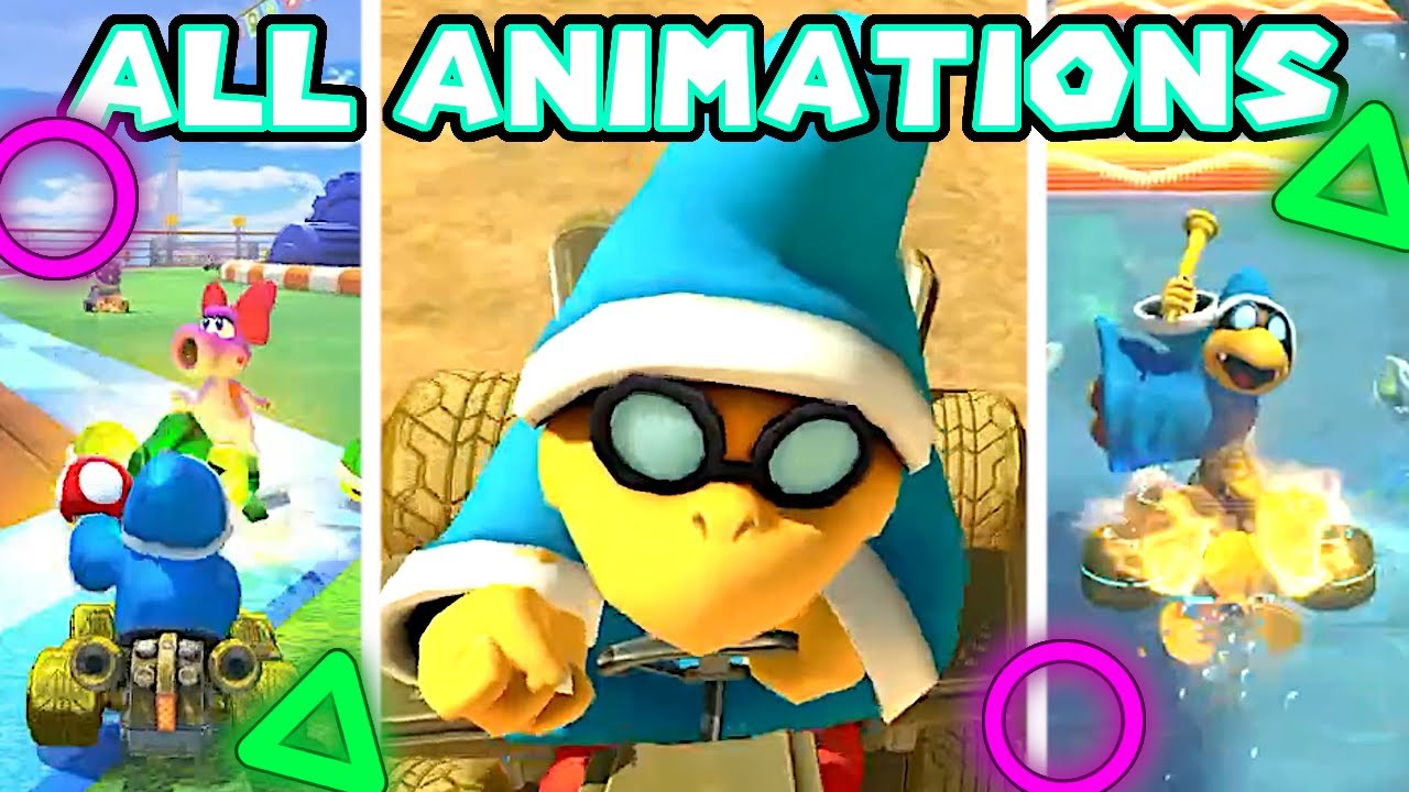 All Kamek Animations | Mario Kart 8 Deluxe Booster Course Pass | Wave 5 ...