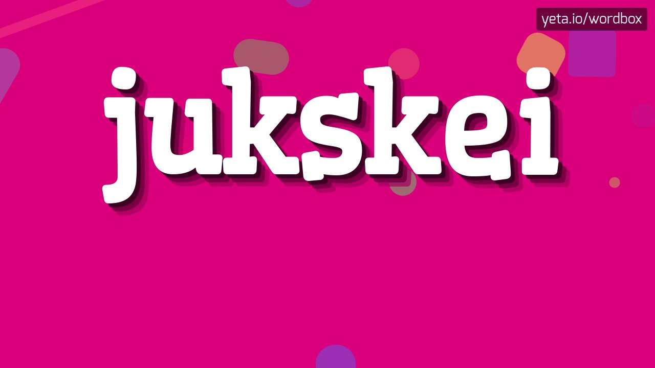 JUKSKEI - HOW TO PRONOUNCE IT!? - YouTube