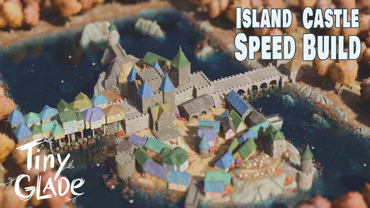 Cozy Island Castle (Speed Build) - YouTube