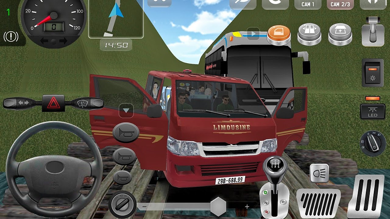 New Toyota Hiace Bus Bridge Crossing - Minibus Simulator Vietnam 2025 ...