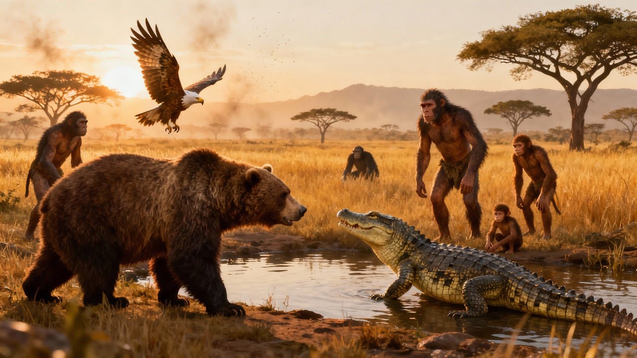 Life 4.6 Million Years Ago | Early Humans Struggle for Survival and ...