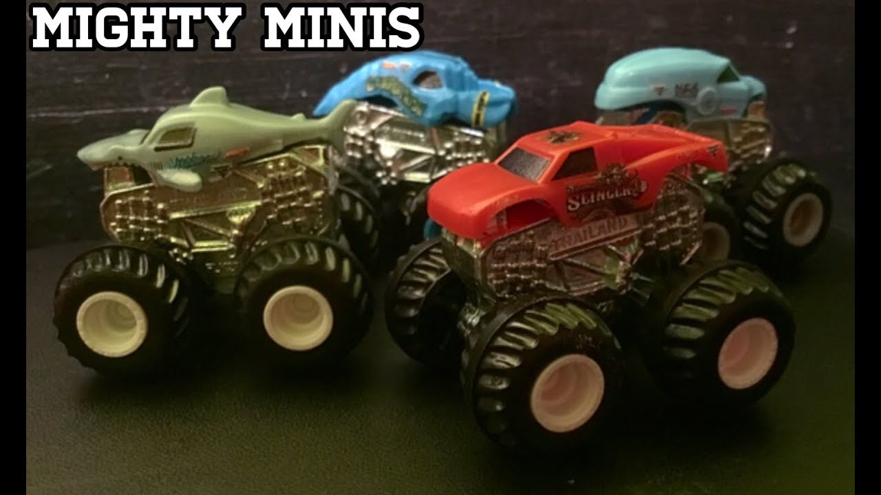 Hot Wheels Monster Jam Mighty Minis Wave 4 Unboxings!! - YouTube