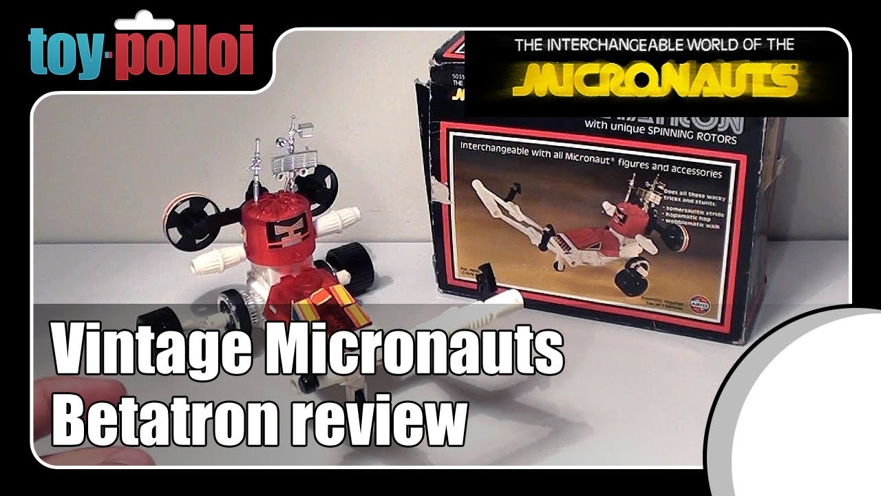 Vintage Micronauts Betatron review by Mego/Airfix - Toy Polloi - YouTube