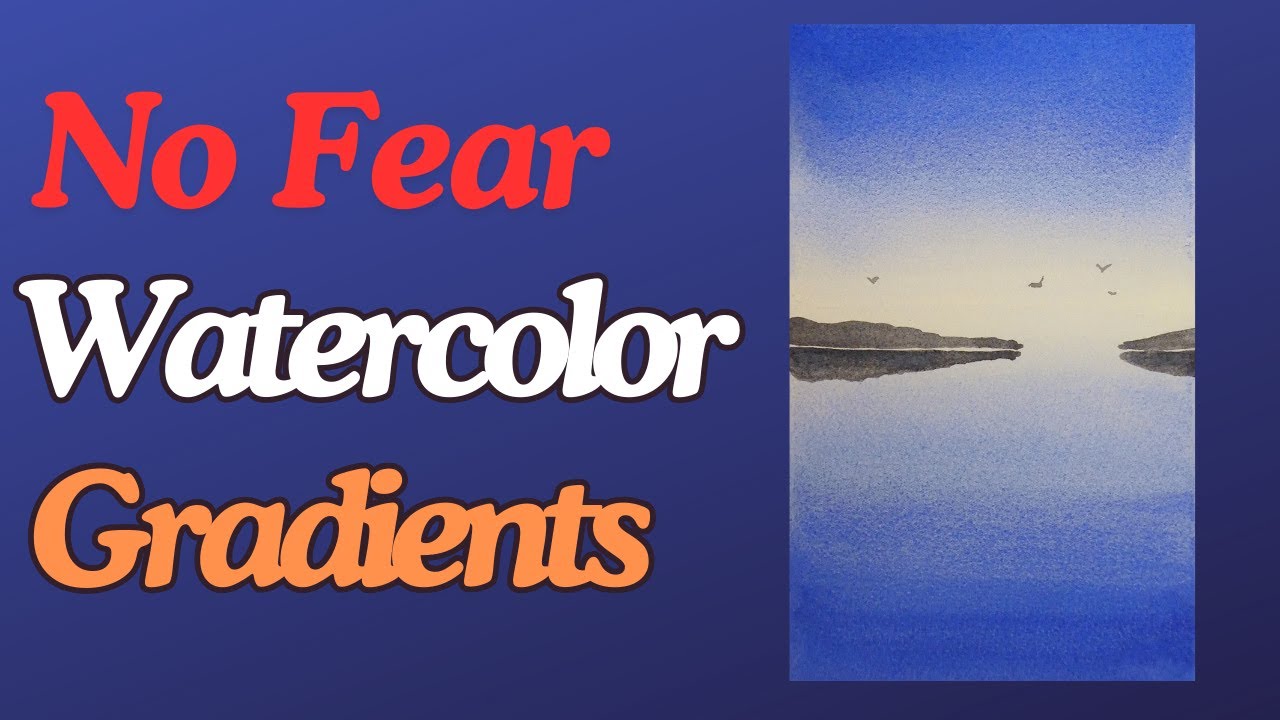 I have a confession to make about watercolor gradients - YouTube