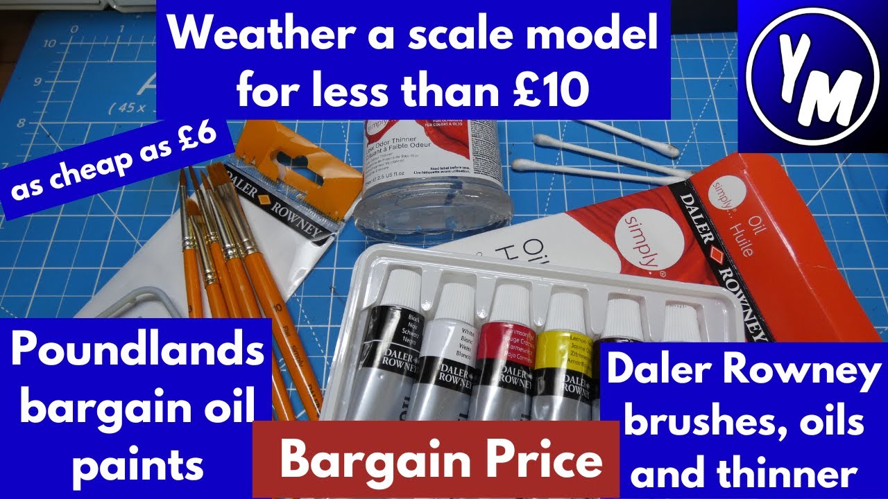 Weather a scale model for £10 or less, super cheap method with all ...