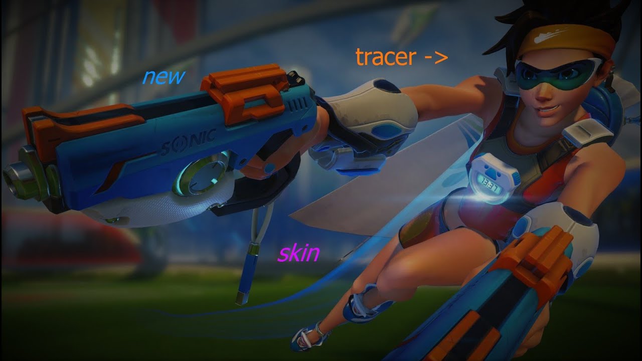 new tracer skin - overwatch - YouTube