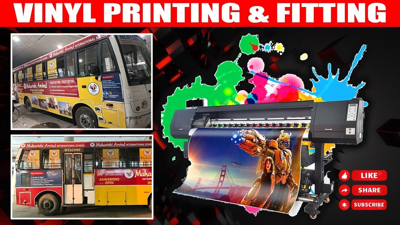 VINYL PRINTING AND FITTING - YouTube