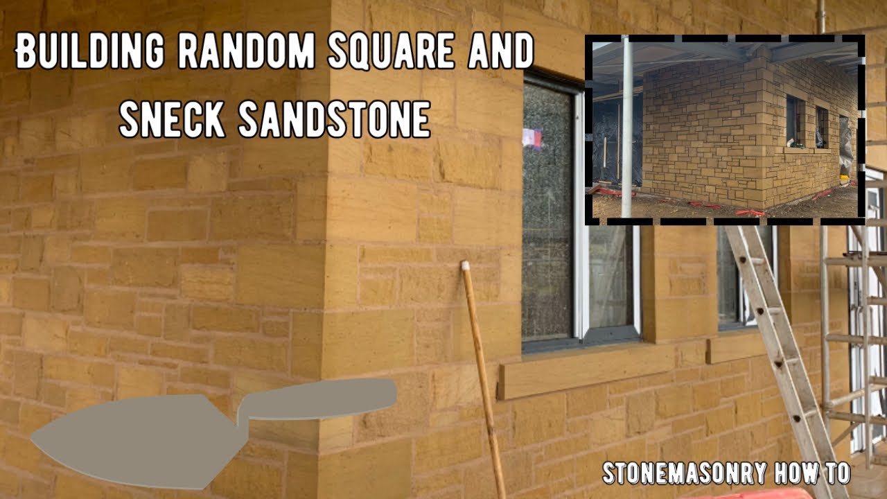 Learn how to build a random stone wall - YouTube