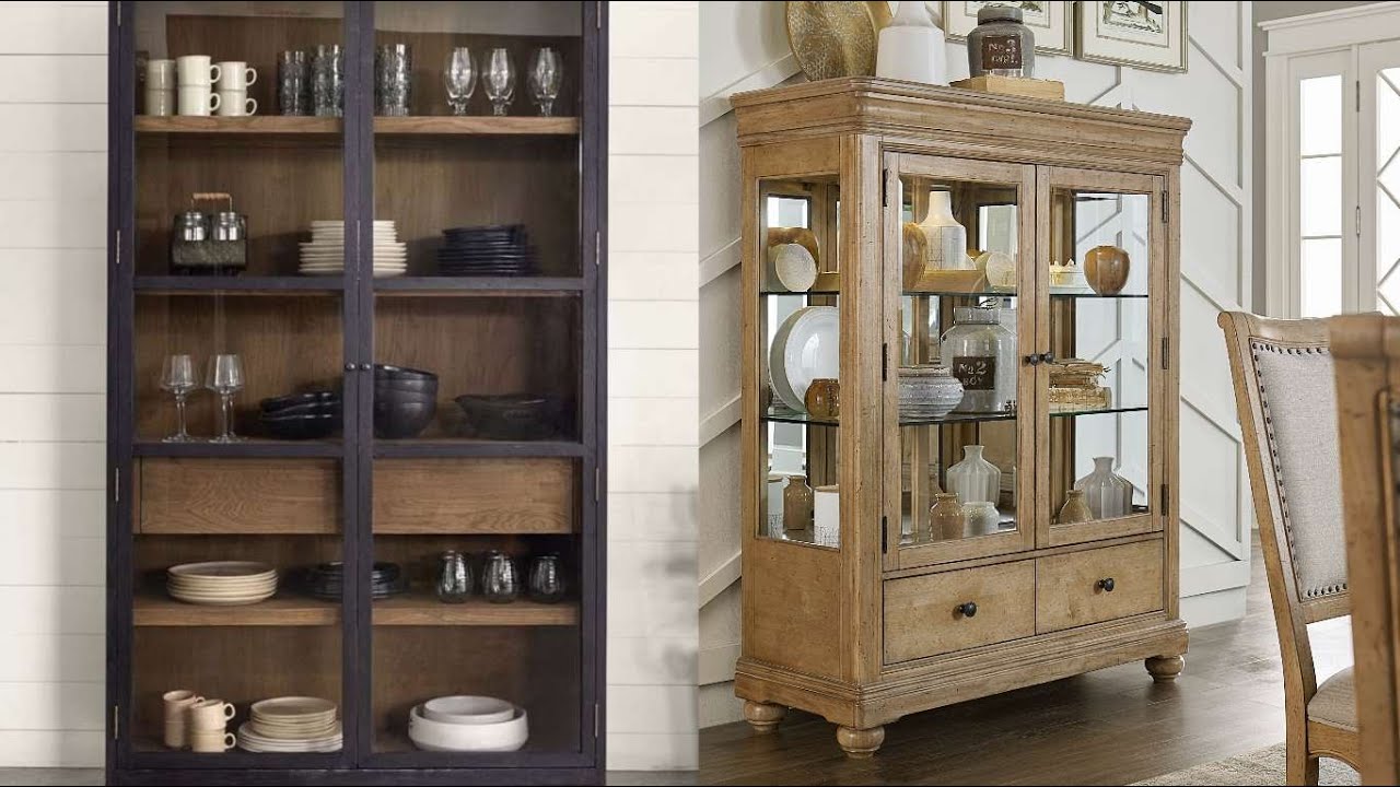 Modern And Stylish Kitchen Crockery Cabinet Unit Ideas || Crockery ...