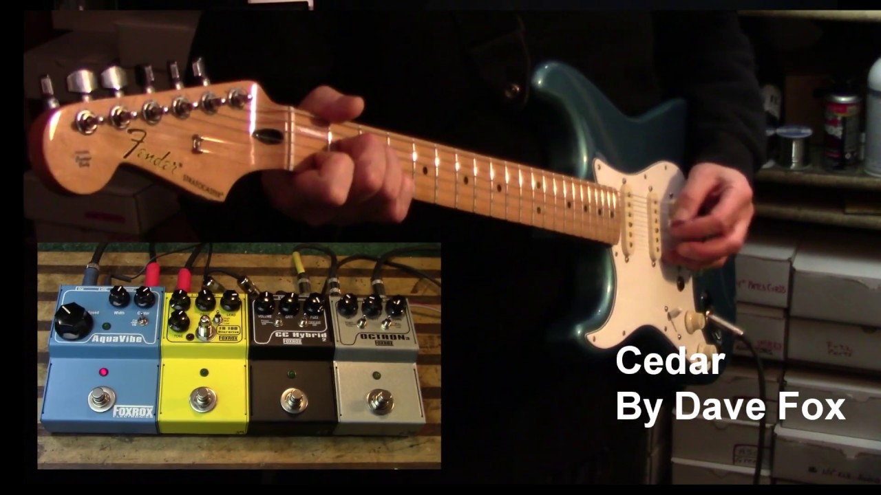 Foxrox pedal demo - Cedar - YouTube