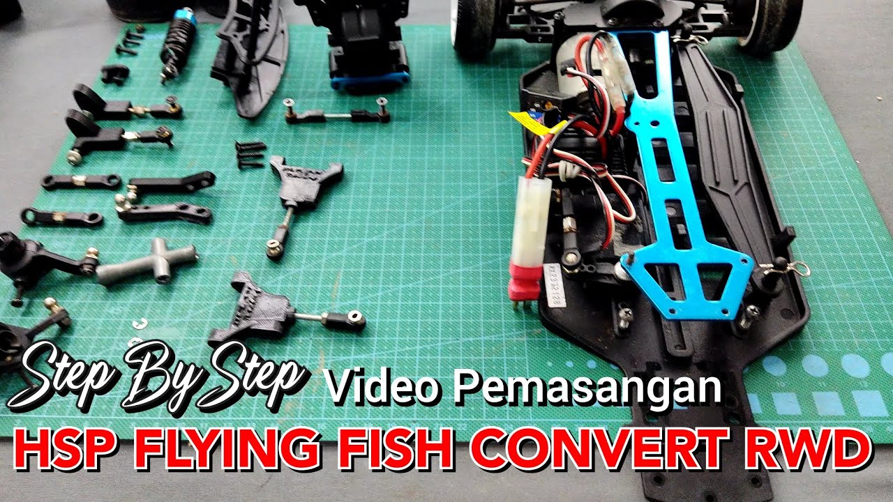 Video Lengkap Tata Cara Pemasangan Part HSP Flying Fish Convert RWD ...