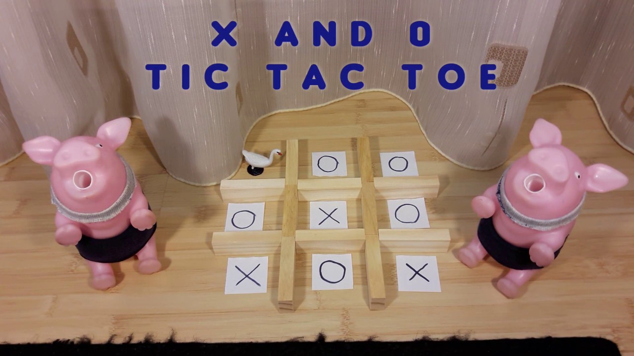 X and 0 (tic tac toe) by HAPPY PIGS - YouTube