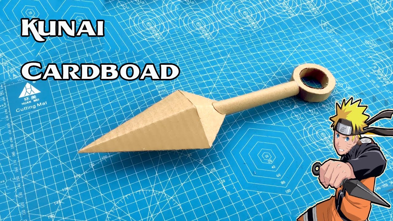How To Make a Paper Kunai | Naruto knife - YouTube