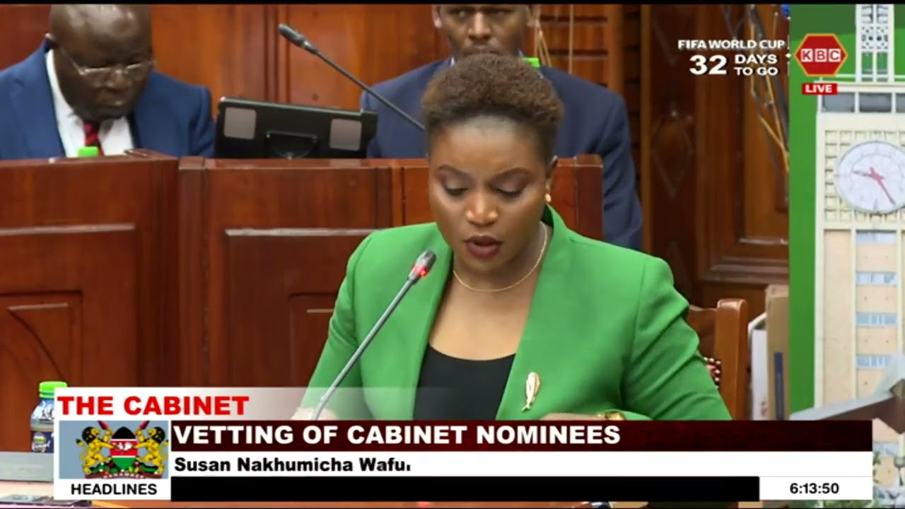 Susan Wafula, Health CS nominee: My net worth is set at about Ksh 101M ...