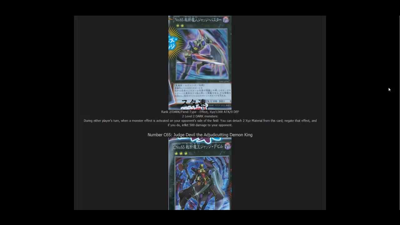 Yugioh Number 65 Judge Buster the Adjudicutting Djinn & Number C65 ...