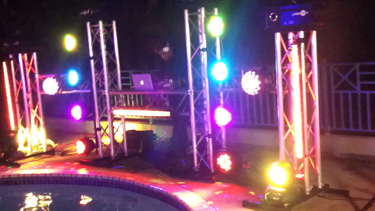 Magic Laser Light Show Party Setup - YouTube