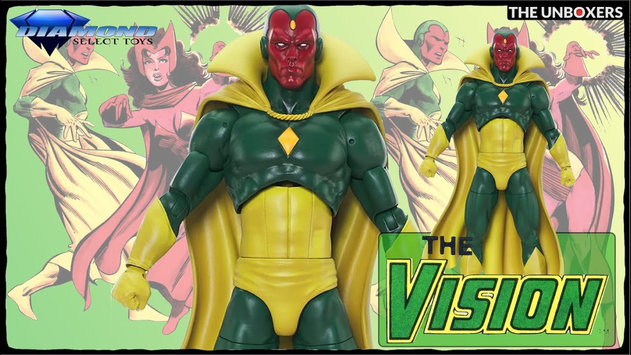 Marvel Select Classic Vision Action Figure by Diamond Select - YouTube