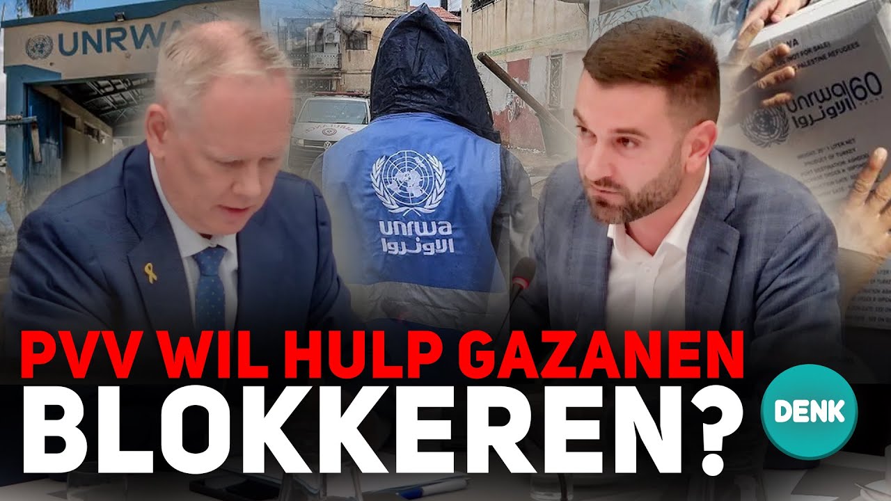 Stephan van Baarle (DENK) vs Ram (PVV): Wij hebben vertrouwen in UNRWA ...