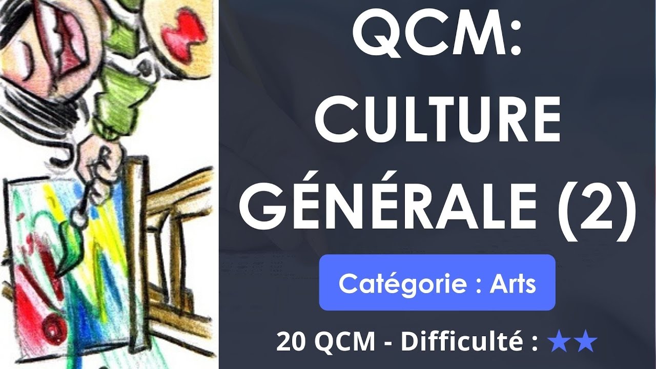Quiz Culture Générale 2 20 Qcm Difficulté ★★ Youtube