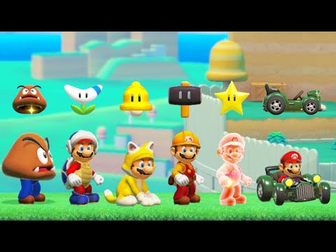 Super Mario Maker 2 | All Super Mario 3D World Power-Ups (Including DLC)