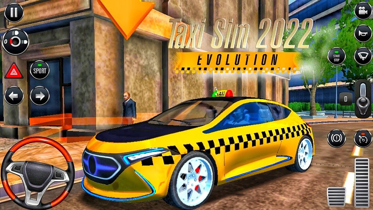 Taxi 🚕 Sim 2020 Evolution || New Electric ⚡💥Taxi - Taxi Sim 2020 ...
