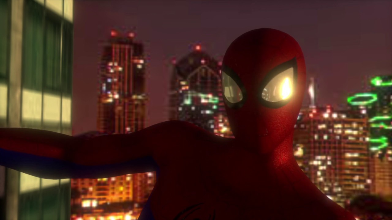 Spider-Man into The Spider-Verse Rig Animation Test - YouTube