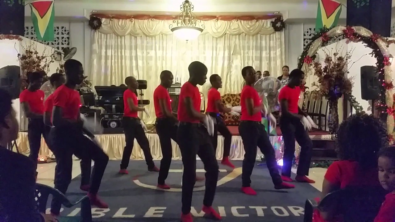 Bible Victory New Testament Church of God male dance group dancing to ...